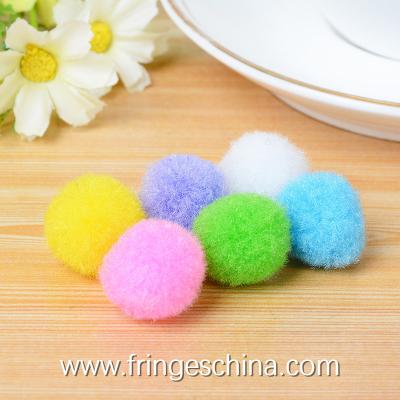 China Wholesale Colorful DIY Decoration Polypropylene Fiber Pom Pom Ball for sale