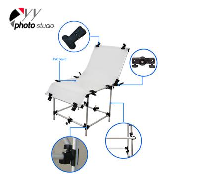 China Portable Studio Shooting Table With Frame and Plexiglass Cover Included 60x130cm PST-613 for sale
