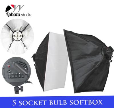 China Photo Studio Softbox Only for 5 Head Continuous Lighting Socket, YB206 Soft Boxes for sale