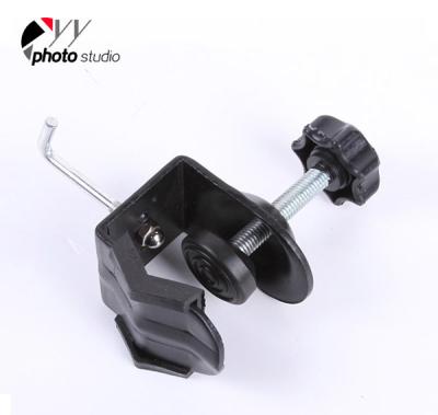 China Metal C Clamp U Clip Bracket with Sandbag Hook for Photo Studio Arm Flash Light YA408 for sale
