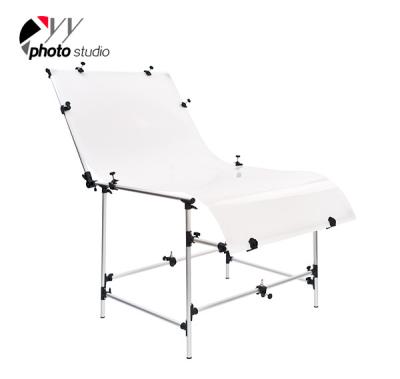 China Portable Studio Shooting Table With Frame and Plexiglass Cover Included 100x200cm PST-1020 for sale