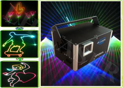 China Powerful Full Color Animation Portable Laser Light Show  Analog Modulation for sale