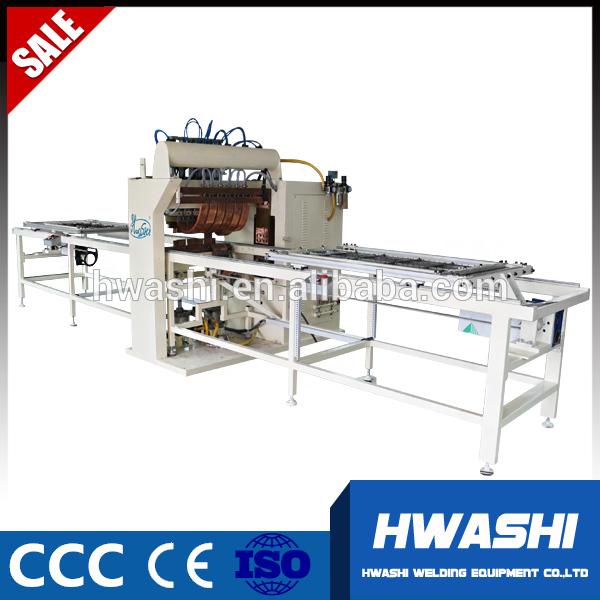 HwashiAutomatic Wire Mesh Spot Welding Machine with Wire Loading Lopper 