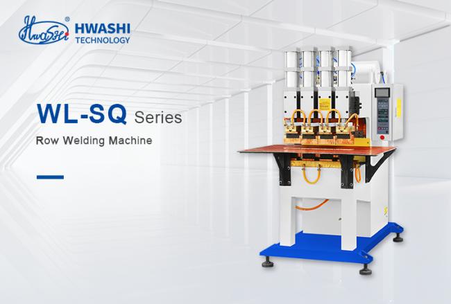 HWASHI Manual Storage Shelves Wire Mesh Resistance Multi Spot Welding Machine For Shelving Wire Rack