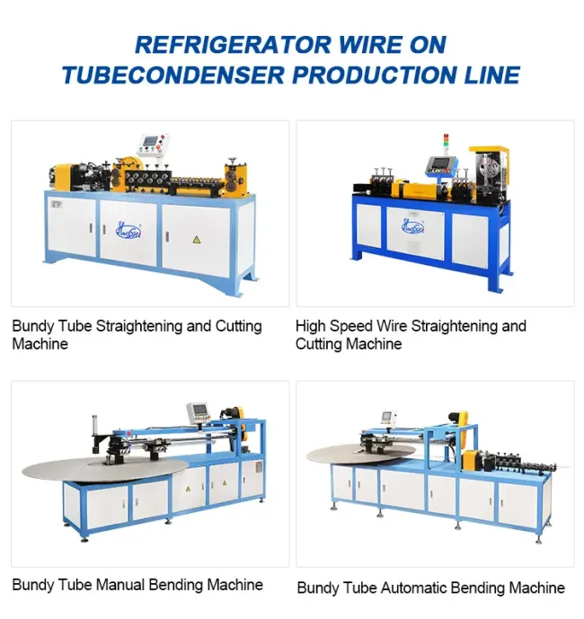 Refrigerator Wire Tube Condenser Production Line Machine, Welding and Bending Machine