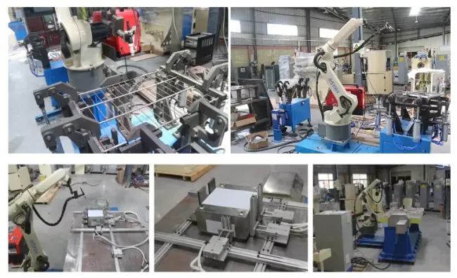 Hwashi Industrial CNC Welding Machine Robotic 6 Axis with Servo, Welding Robot Arm Positioner Rack, Automatic TIG Welding Robot