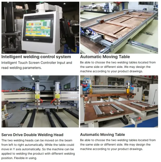 Hwashi Security Stainless Sheet Door Plate Multi-Point Automatic Mobile Type Spot Welding Machine, Sheet Metal Welder