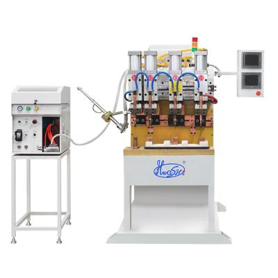 China Soldadora de DC de las nueces de la hoja de metal con el cuenco de alimentación de la nuez automática en venta