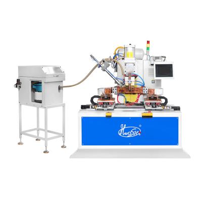 China Soldadora de DC de las nueces de la hoja de metal con el cuenco de alimentación de la nuez automática en venta