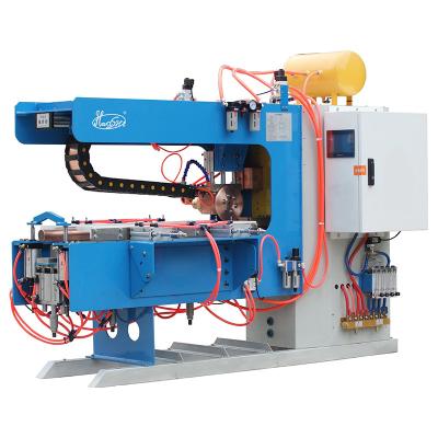 China Equipo automático de soldadura y moldeado por rodillo Hwashi para cartuchos de filtro de malla de alambre tejido en venta