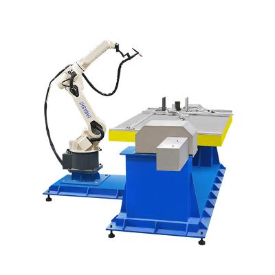 China Industrial Robotic Arm Weld Machine 6 Axis Automatic Aluminium Fuel Tank Mig Welding Robots for sale