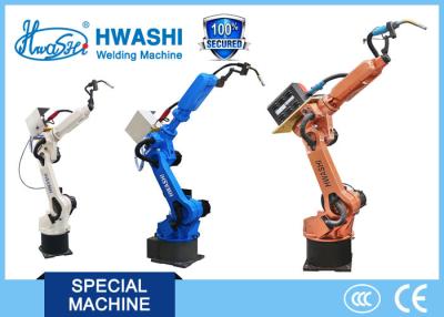 China Steel Cabinet Case Industrial MIG Arc Welding Robot with Two Axis Positioner for sale
