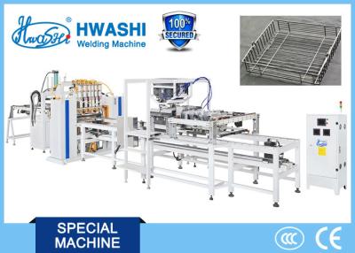 중국 Hwashi 자동적인 냉장고 철사 선반 선반 점용접 기계 판매용