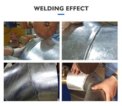 China 80KVA Rated Power Seam Welding Machine for Stainless Steel Flange Pipeline for sale