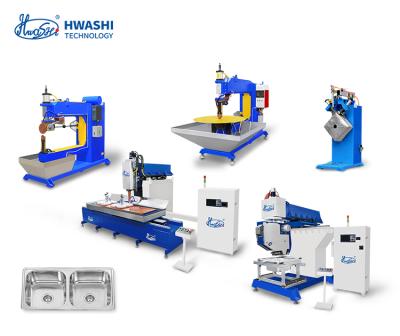 China Hwashi CNC Stainless Steel Kitchen Sink Bowl Making Machine,,Automatic Seam Welding Machine for Italian Type Kitchen Sink for sale