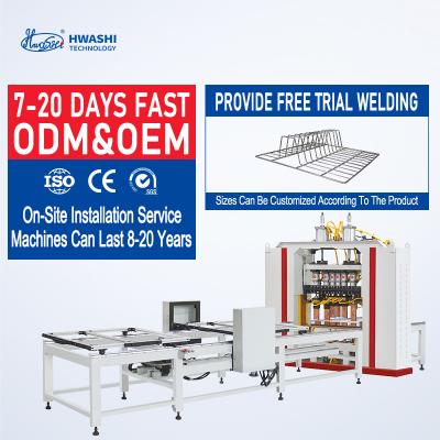 Cina Saldatrice automatica per rete metallica con 1 anno di garanzia, velocità massima di cablaggio 200 mm/s e piegatura maniglia filo 2D in vendita