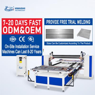 China Table Spot Welding Machine with Intelligent Touch Screen Controller for 3.0+3.0 MM Welding Thickness and Precision Bending Compatibility for sale