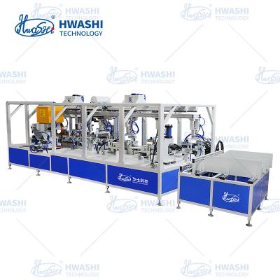 China Automatic Ironing Board Rack Production Line with Fully Unmanned Operation, Patented Clamping System, and Multi-Point Welding for sale
