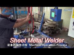mf dc crank-arm multipoint sheet metal table spot welding machine