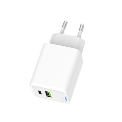 China 45W Quick Charge GaN USB Charger USB A USB C Wall Charger Adapter With Light for sale