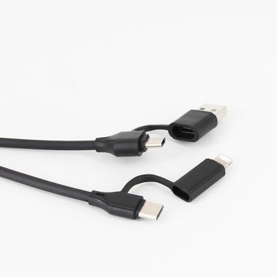 China Compact 2-in-1 USB Charging Cable For Lightning & Type - C Devices for sale