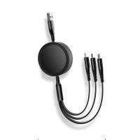 China 480Mbps Multi Function Charging Cable 5V2A / 5V3A 3 In 1 Fast Charging Cable for sale