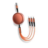 China 480Mbps Multi Function Charging Cable 5V2A / 5V3A 3 In 1 Fast Charging Cable for sale