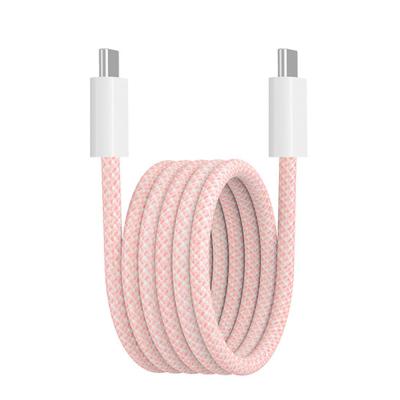 Κίνα Σύνδεσμος αλουμινίου USB C σε USB C 60W / 100W Μαγνητική πλεγμένη φόρτιση και καλώδιο δεδομένων για γρήγορη φόρτιση προς πώληση