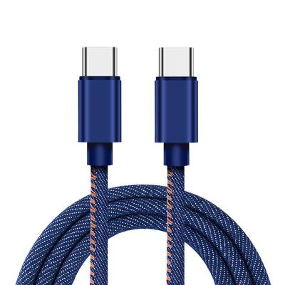 Cina Cable di carica e trasferimento dati in alluminio intrecciato 20W 60W per la ricarica USBC-C/C-C in vendita