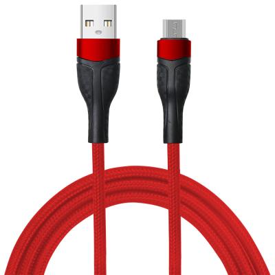 Cina Cable di ricarica intrecciato per trasferimento rapido di dati 1M con uscita 2A e conchiglia di alluminio su misura in PVC in vendita