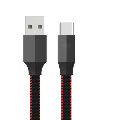China 2A  3A Braided with aluminum shell USB Charging Cable For Mobile Phone Transfer speed 480Mbps for sale