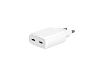 China EU plug USB A and USB C Quick Charging GaN USB Wall Charger , QC USB A Wall Charger Adapter for sale