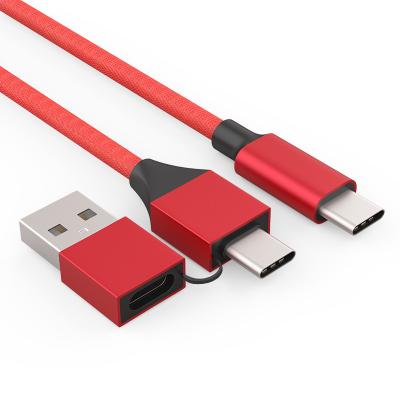 Китай 2025 Lx Brand 1M Length 2IN1 Braided Charging Cable с выходом 60W и скоростью передачи 480Mbps продается