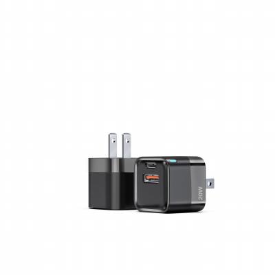 China PD20W Fast Charging A+C Wall Charger for Phone Charging US Plug for sale