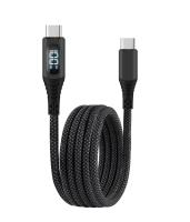 China VoltVision XT Magnetic Cable - Transparent Tech Shell with Digital Watt Meter for sale