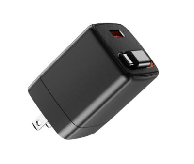 China NexCharge 2-in-1 Wired Adapter – USB-A (12W) + USB-C (18W PD) Simultaneous Charging for sale