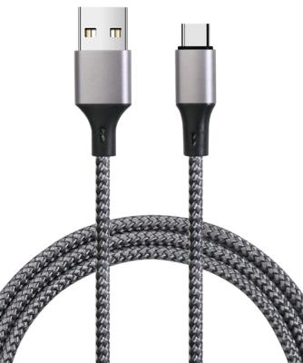 China TPE Aluminum Braided USB Cable Fast Charging Data Military-Grade Braided Cable – Shockproof & 2.4A High-Speed for sale