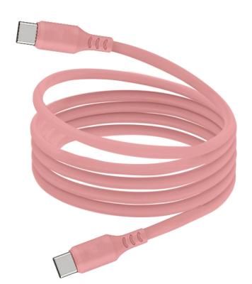 China Eco-Friendly Silicone Data Cable with Customized Options Non-Toxic Skin-Safe Super Flexible C-C20V3A 60W max/C-L 9V3A 27W max for sale