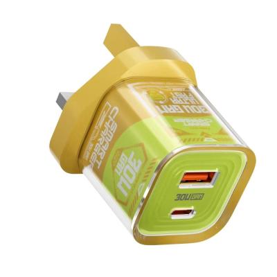 China 30W PD Fast Charger – Tiny & Powerful USB-C Wall Charger for iPhone 15/14/Android – Travel Ready for sale