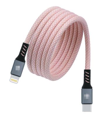 Китай 2025 Магнитно-плетённые кабели длина 1 м черный розовый варианты продается
