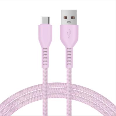 China 2025 OEM Braided Silicone Charging Cables Custom Length/Color Bulk Order Output C-C20V3A 60W max for sale