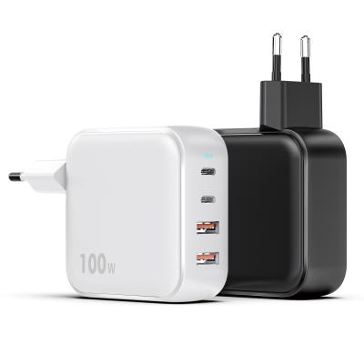 China Estação de Carregamento Rápido 100W – USB-A Duplo + USB-C Duplo | Carregue 4 Gadgets Simultaneamente à venda
