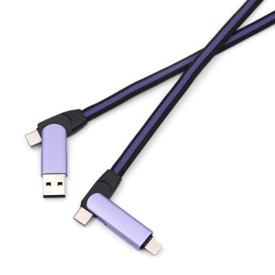 China 4 - In - 2 Braided L - Connector Multi - Device Cable for sale