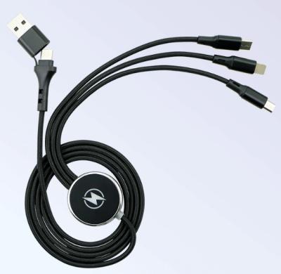 Китай Светящийся USB-кабель с несколькими интерфейсами 6-в-1, длина 1,2 м, поддержка OEM-производителей и совместимость с несколькими устройствами продается