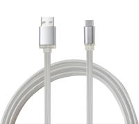 China Braided USB Cable with Quick Charging Capability and Customized OEM Support for sale