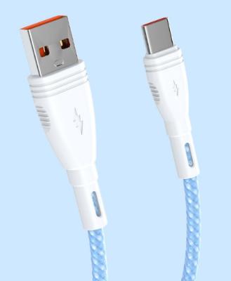 Китай Кабели быстрой зарядки 120 Вт | Красочные плетеные разъемы Type-C продается