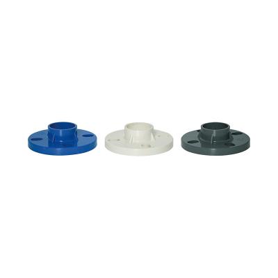 China One-Piece Flange Idustry Chemical Plastic Split Flange PVC Pipe Fittings Socket Flange for sale