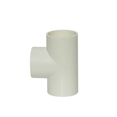 China PVC-U Water Supply Pipe Tee Coupling PVC-U Water Pipe Fitting Elbow Tee Coupling for sale