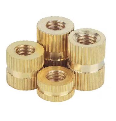 China Round Copper Knurled Thumb Nuts Easy To Install Knurled Coupling Nut M2-M30 for sale