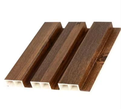 China Modern Interior WPC Wall Panel With Grain Color Smooth Surface for sale